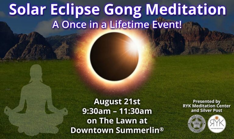 Solar Eclipse Gong Meditation - FREE events in Summerlin Las Vegas